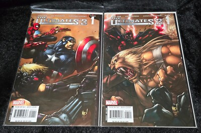 Marvel Comics The Ultimates 3 #1 Wrap Around Cover Set Jeph Loeb NM | eBay