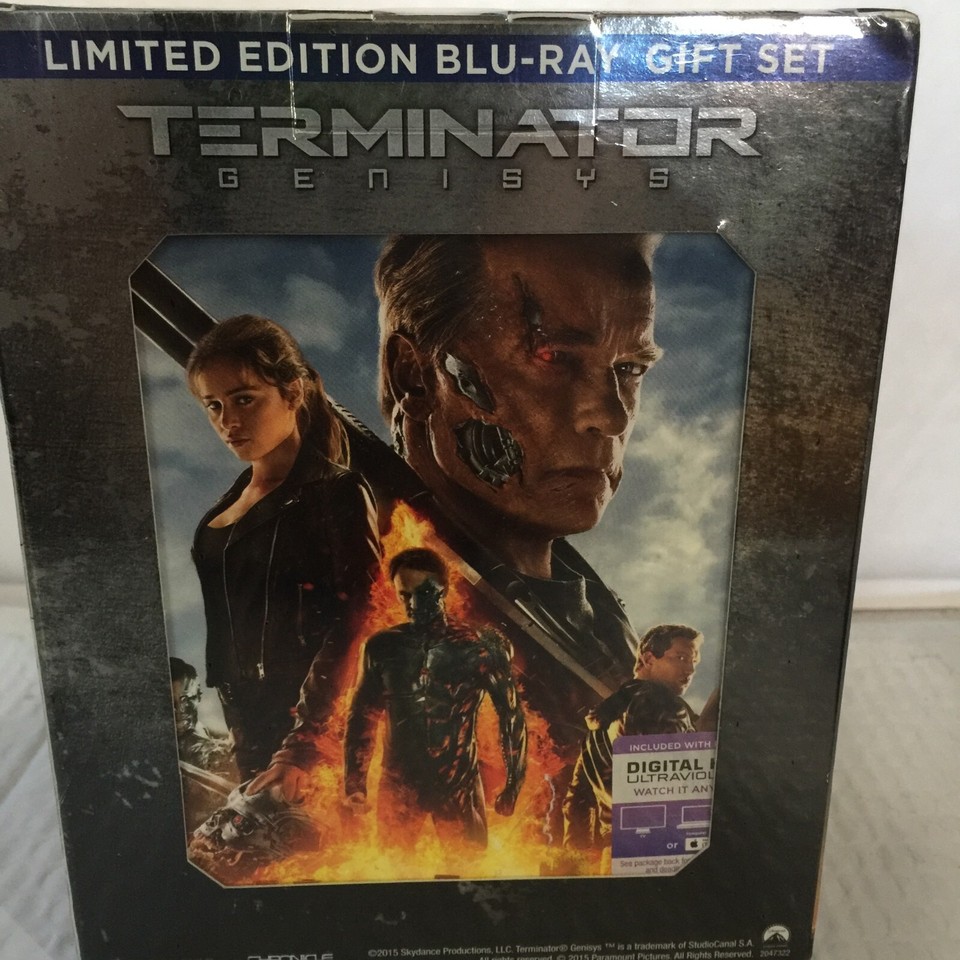 Terminator Genisys (Blu-ray/DVD/DC 2015) Endo Skull Limited Edition ...