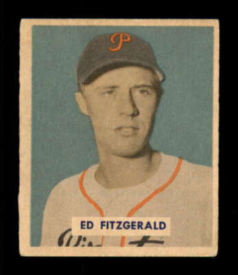 1949 Bowman #109 Ed Fitzgerald VGEX RC Rookie Pirates 549557 | eBay