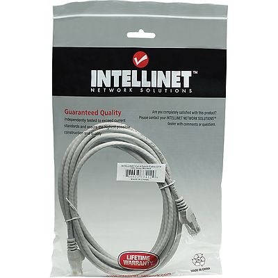 Intellinet Cat6 Network Patch Cables 0.5m/1m/2m Grey/Red/Blue Pack of 1 ...