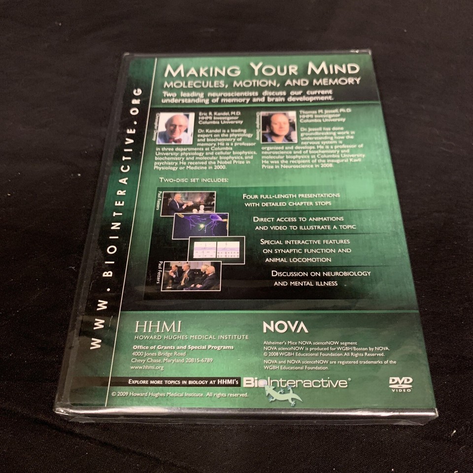 Making Your Mind Molecules Motion Memory Brain Development 2 DVD Set ...