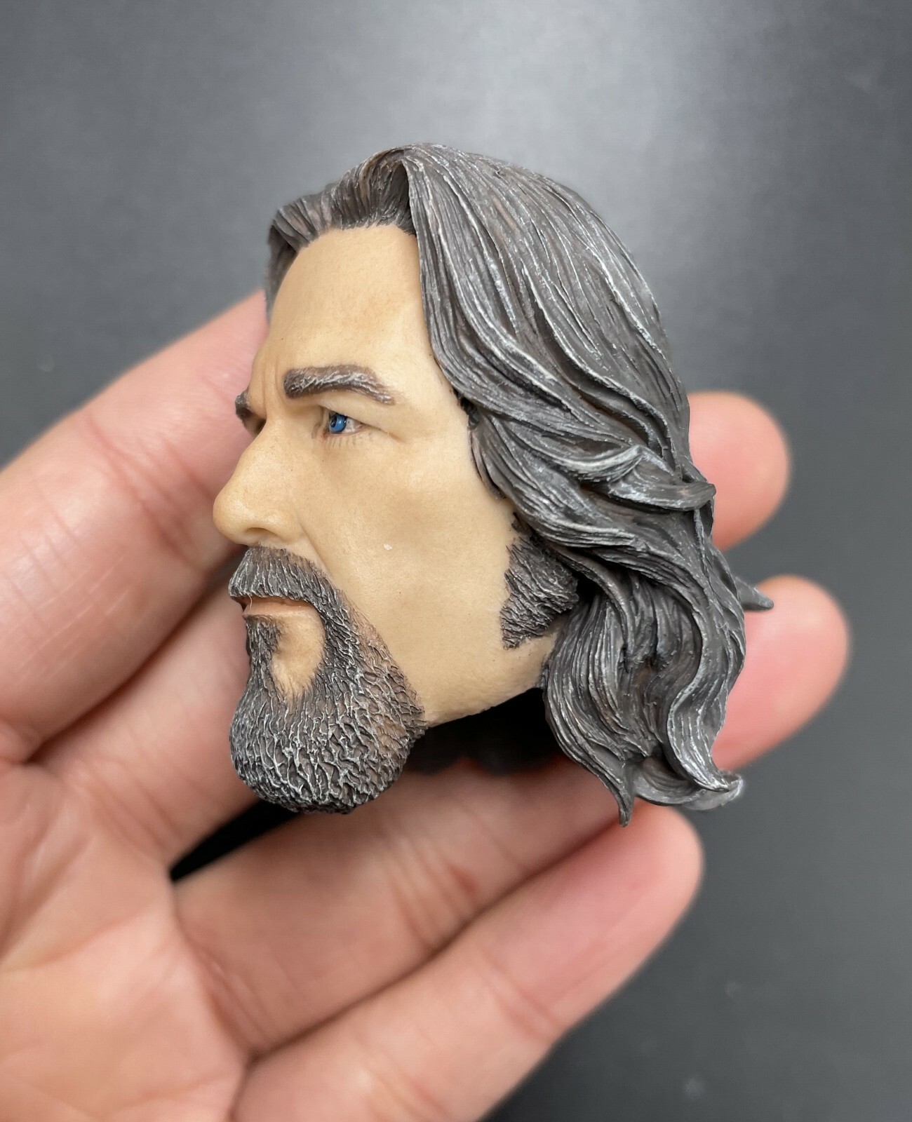 CUSTOM 1/6 Beard Male Head Sculpt Model Y7 for 12'' Action Figure Jeff ...