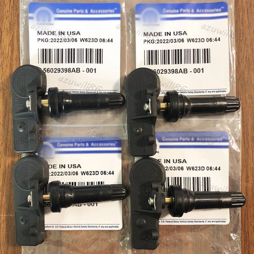 4pcs Genuine Tire Pressure Sensor TPMS OEM 56029398AB Dodge Chrysler ...
