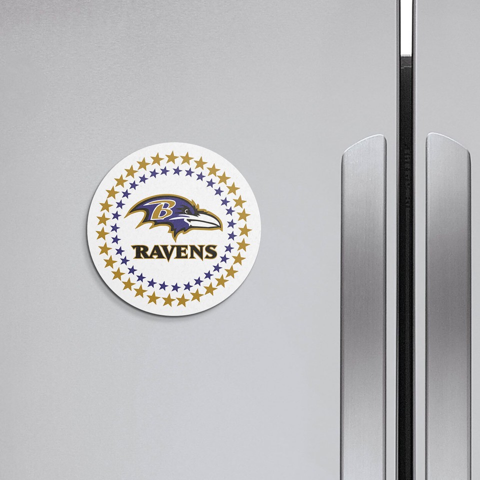 Baltimore Ravens NFL | 4'' X 4'' Round Decorative Magnet | eBay