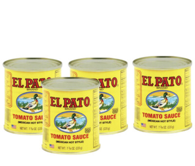 El Pato Mexican Hot Style Tomato Sauce, 7.75 oz Pack of 4 Cans | eBay