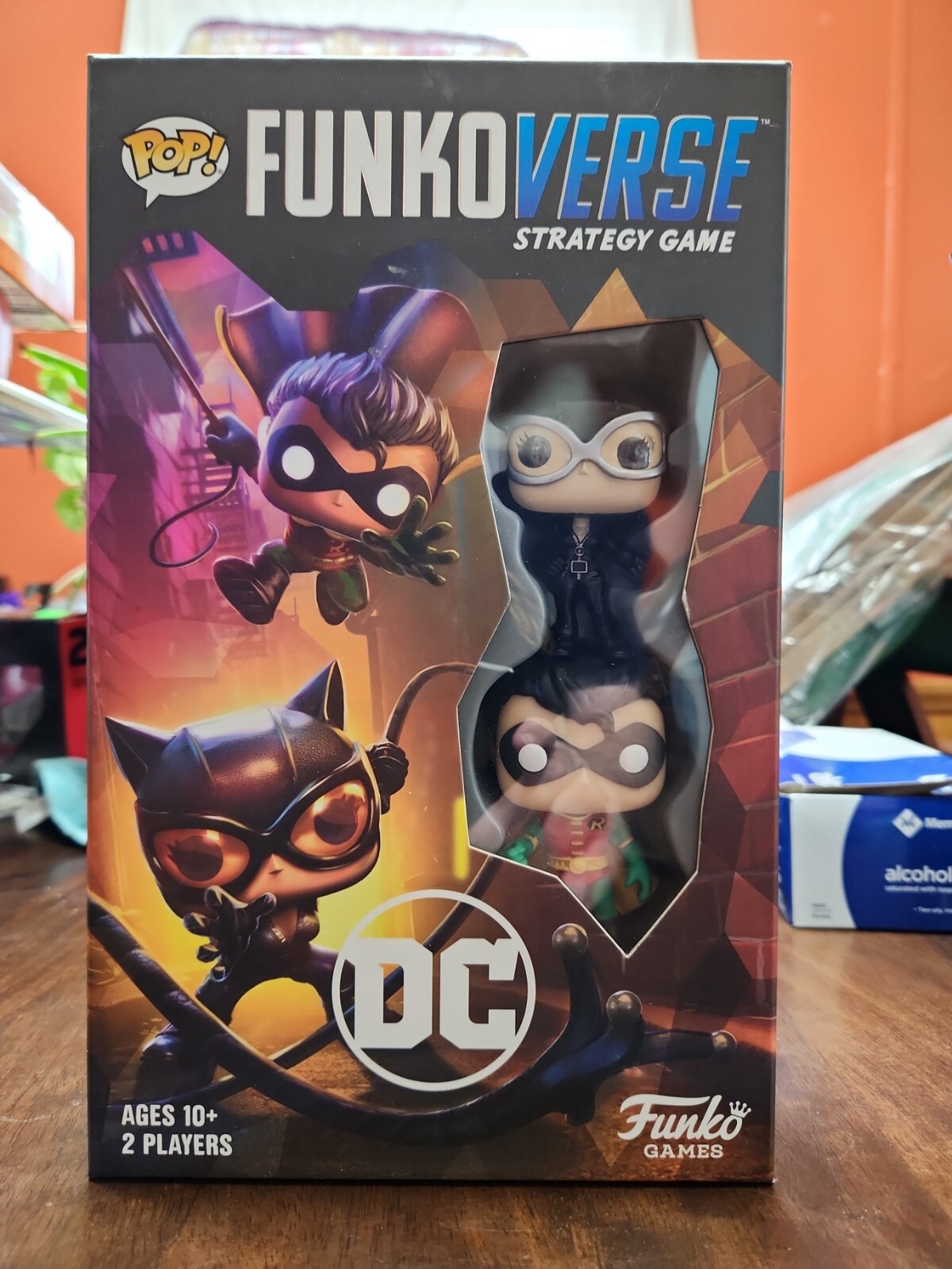 Funko POP! FunkoVerse Strategy Game #101 DC Batman w/ Catwoman & Robin ...