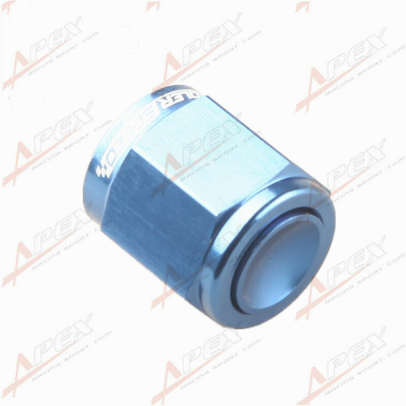 4AN -4 AN AN4 -4AN Flare Cap Caps Block Off Fitting Aluminum Blue ...