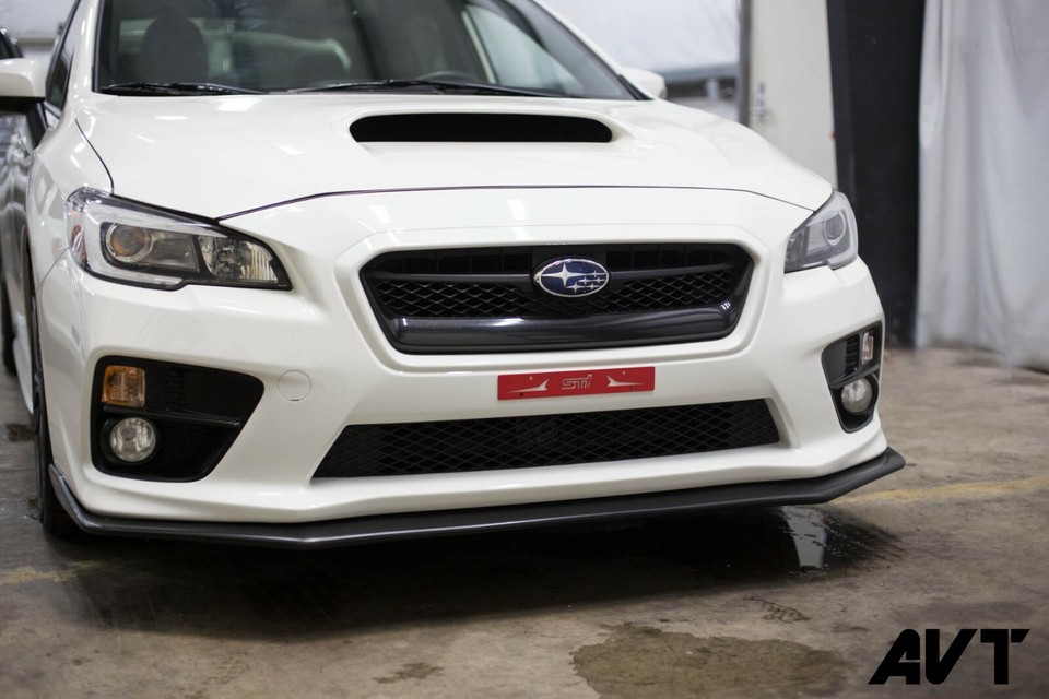 AVT WRX Front License Plate Delete V2 RED | eBay
