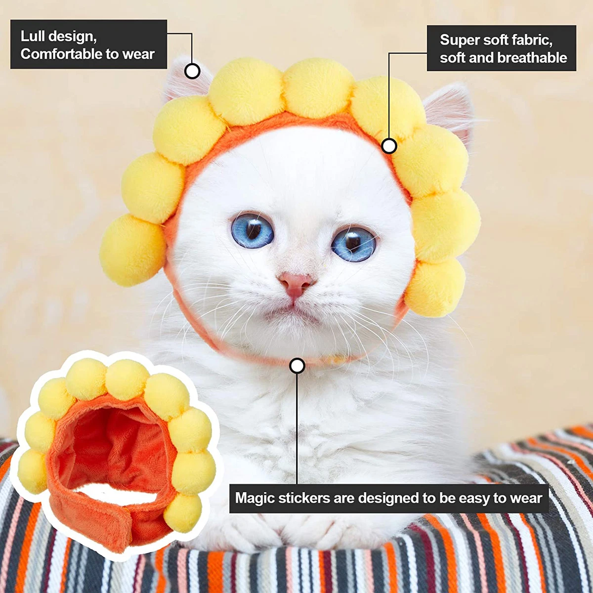 Cats Wearing Fruit Hats