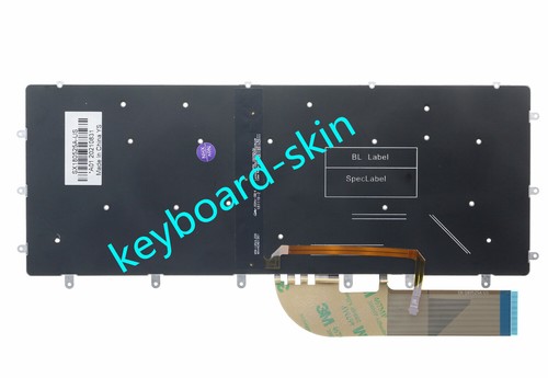 US backlit keyboard for Dell Precision 5510 5520 5530 XPS 15-9550 9560 ...