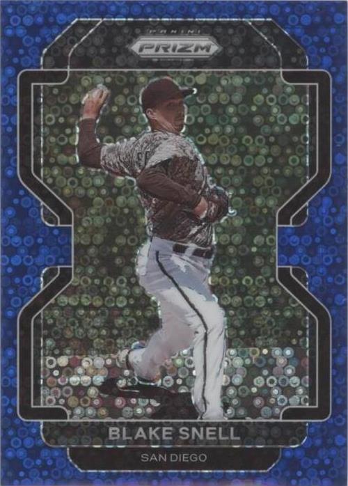2022 Panini Prizm - Tier II Blake Snell #171 Blue Donut Circle Prizm ...