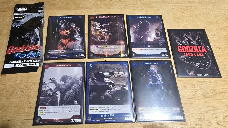 Godzilla Card Game - "Godzilla Minus One" English Starter Deck With ...