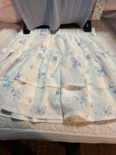 Love Shack Fancy Inspired Shirt and Skirt Set Size Small Bow Coquette ...