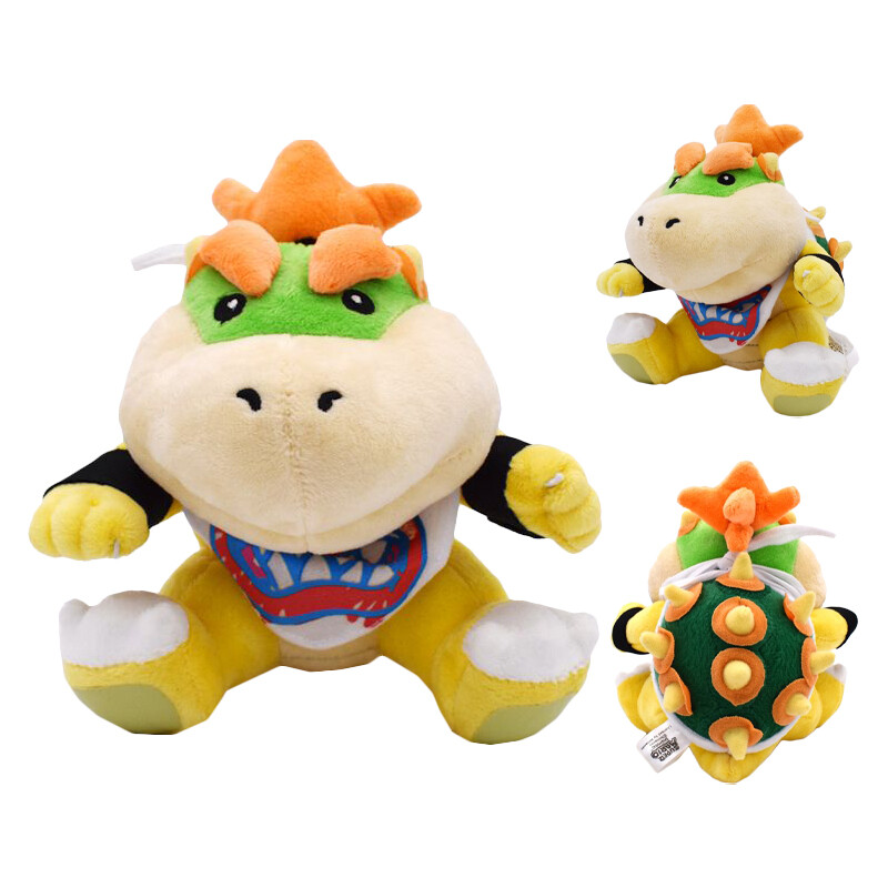 Jr Baby Bowser 7" Plush Super Mario Bros. Little Buddy Toy Doll Koopa ...