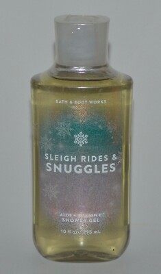 1 BATH & BODY WORKS SLEIGH RIDES SNUGGLES SHOWER GEL WASH 10 OZ ALOE ...