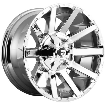 20x10 -19 Fuel D614 Contra 6x135,6x5.5 Chrome Plated Wheels (Set of 4 ...
