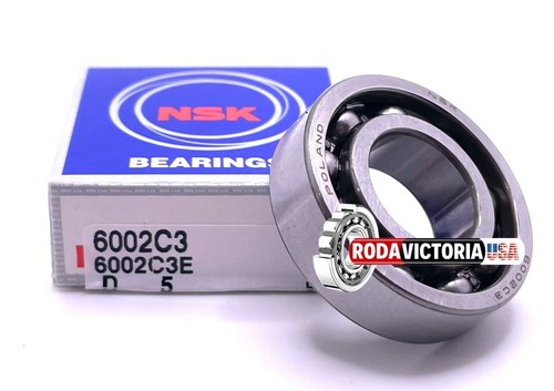 NSK 6002 C3 Open NO SEALS Deep Groove Ball Bearing 15x32x9mm | eBay
