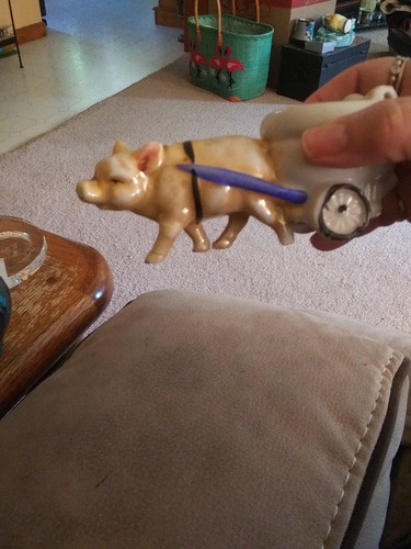 Pig Pulling Cart Vintage Ash Tray | eBay