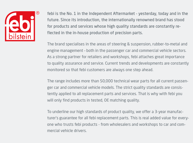 Febi Bilstein Car Cabin Filter Set 184076 | eBay UK