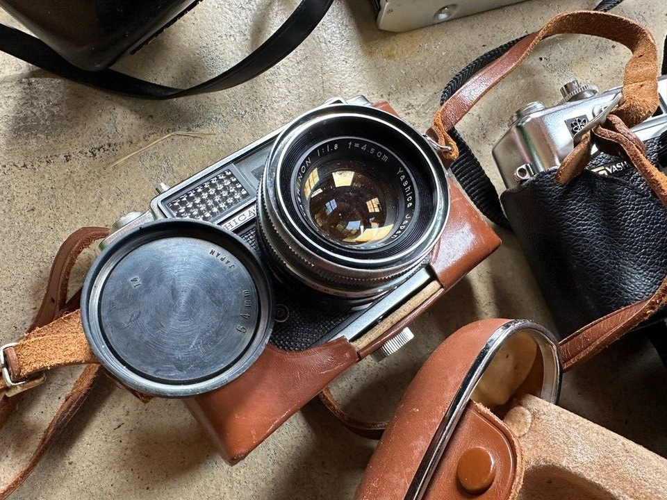 20 Vtg Rare Film SLR Camera Bodies Konica Minolta Yashica Kodak ...