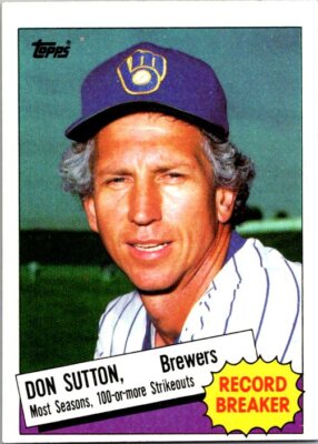 1985 Topps #10 Don Sutton NearMint/Mint | eBay