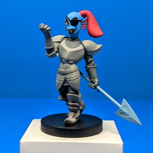 Undertale Little Buddies Undyne w/ Spear Vinyl Figure Statue Figurine ...