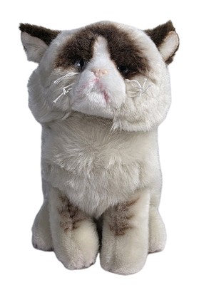 Gund Grumpy Cat Siamese 9" Plush Stuffed Animal Toy Blue Eyes Meme Cat ...