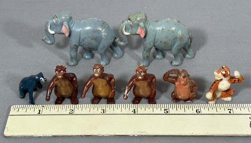 Marx Disneykins Vintage Jungle Book Plastic Figures Baloo Col Hathi ...