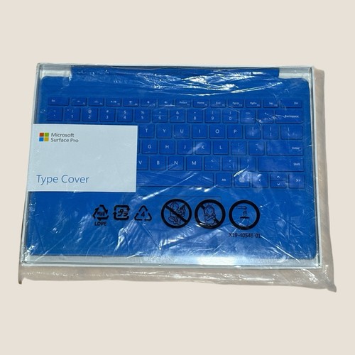Genuine Microsoft Surface Pro Type Cover 1725 Keyboard - Blue | eBay