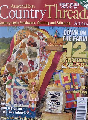 Australian Country Threads Magazine Vol 5 No 4 - SAVE 25% Bulk Magazine ...