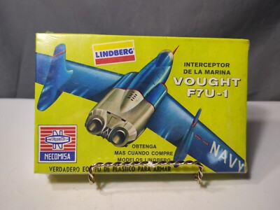 Rare Vintage Lindberg Line Vought F7U-1 Model Kit - factory sealed ...