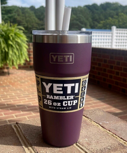 Yeti 26 Oz Straw Cup- Nordic Purple RARE NWT | eBay