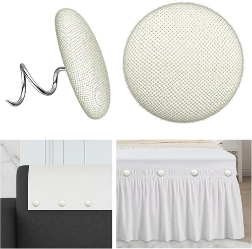 20 Pcs Upholstery Tacks Headliner Pins Fabric Covered Button Twist Pins ...