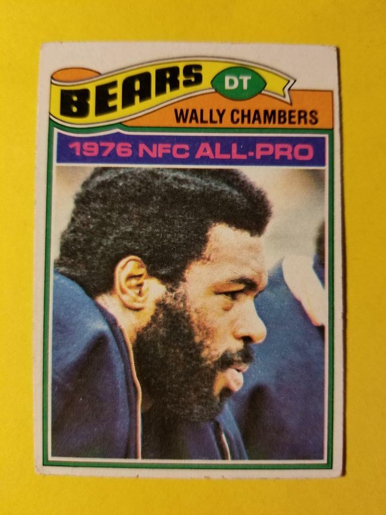 VINTAGE WALLY CHAMBERS #20 CHICAGO BEARS - EASTERN KENTUCKY - 1977 ...