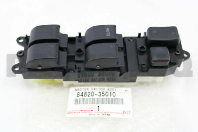 8482035010 Genuine Toyota MASTER SWITCH ASSY, POWER WINDOW REGULATOR ...