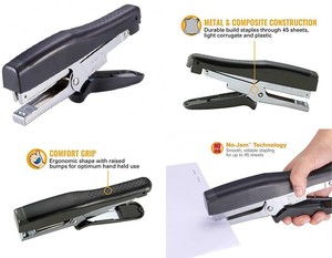 Bostitch B8 Xtreme Duty 45 Sheet Plier Stapler, Black (B8HDP) 1-Pack ...