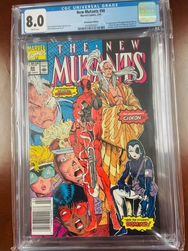 NEW MUTANTS #98 1991 CGC 8.0 GRADE FIRST APPEAR OF DEAD POOL | eBay