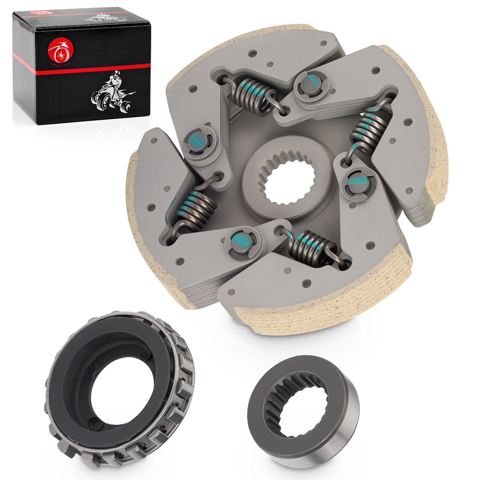Wet Clutch Centrifugal & Bearing for Kawasaki Bayou 300 4X4 KLF300C ...