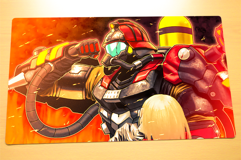 No.1216 Yugioh TCG Custom Playmat Rescue-ACE Impulse YGO Card Game Mat ...