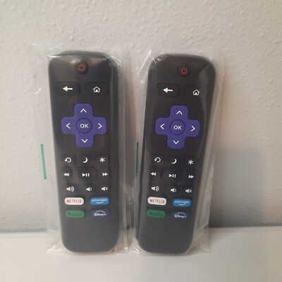 2 pack Remote Control Replacement for All Roku TVs (Not For Stick/Box ...
