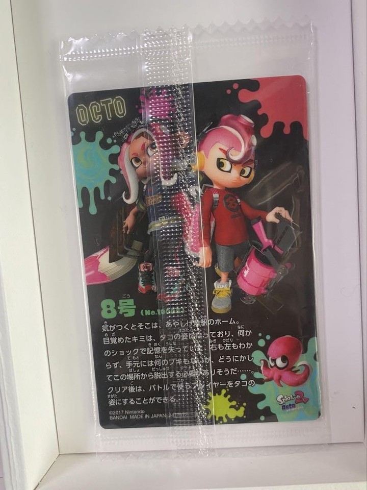 SPlatoon 2 Inkling Card Wafer SECret Card | eBay