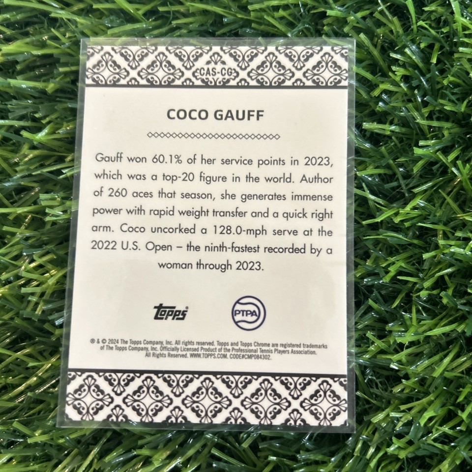 2024 Topps Chrome - Aces Coco Gauff #CAS-CG Tennis Card | eBay