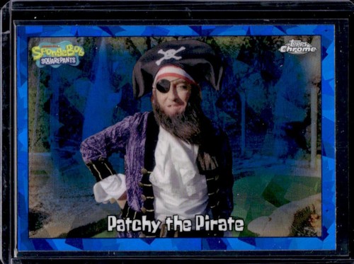 2025 Topps Chrome SpongeBob Sapphire Patchy the Pirate #4 | eBay