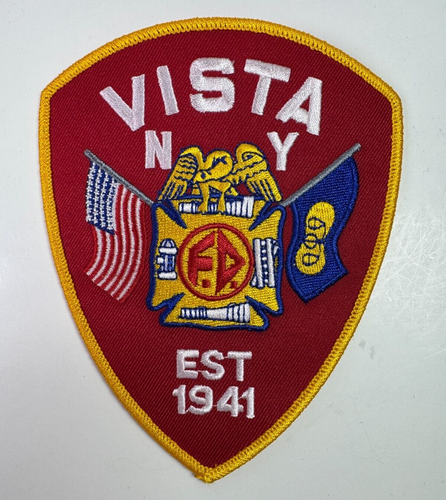 Vista Fire New York NY Patch D6 | eBay