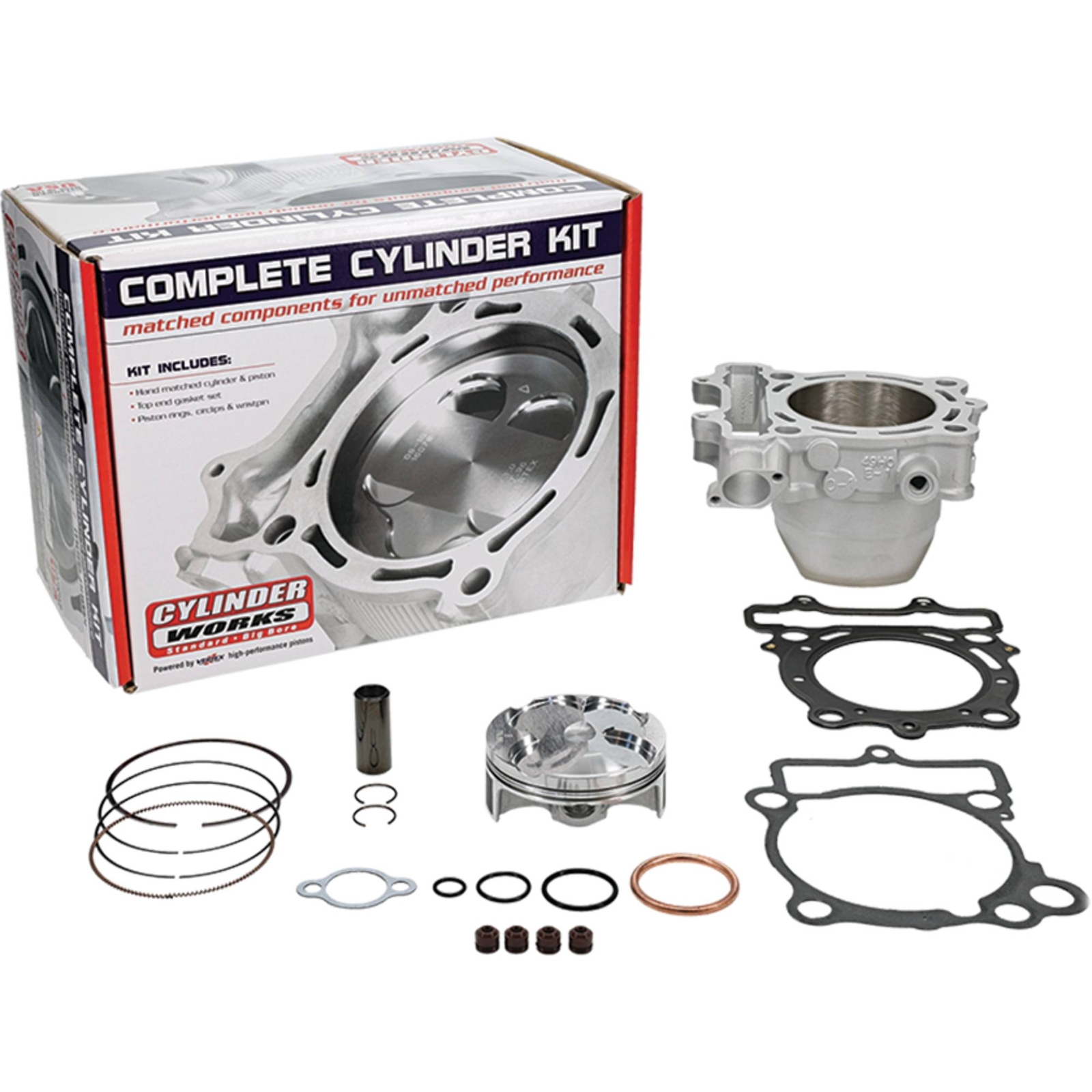 Cylinder Works - CW40005K01HC - Standard Bore HC Cylinder Kit, 77mm ...