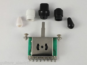 3 Way Selector Switch + 5 styles of Tip to fit Tele Telecaster type ...