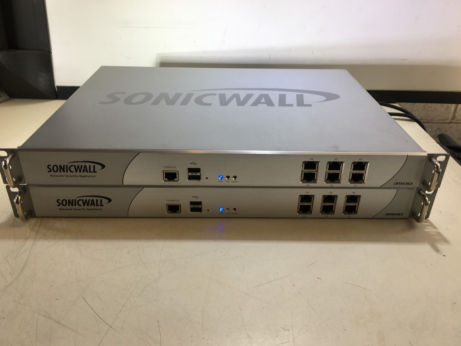 LOT OF 2: SONICWALL NSA 3500 NETWORK SECURITY FIREWALL APPLIANCE - AS ...