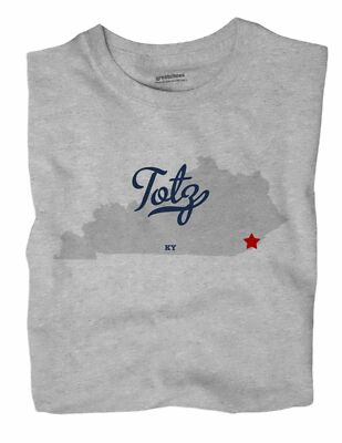 Totz Kentucky KY T-Shirt MAP | eBay