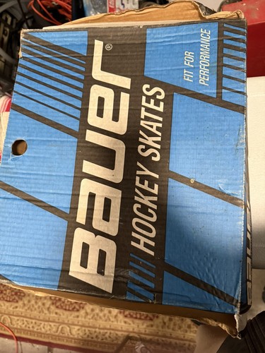 Vintage Bauer Premier Ice Hockey Skates Leather Canstar Size 8 D | eBay