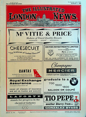 Illustrated London News August 1 1964 Rochester & New York City Race ...